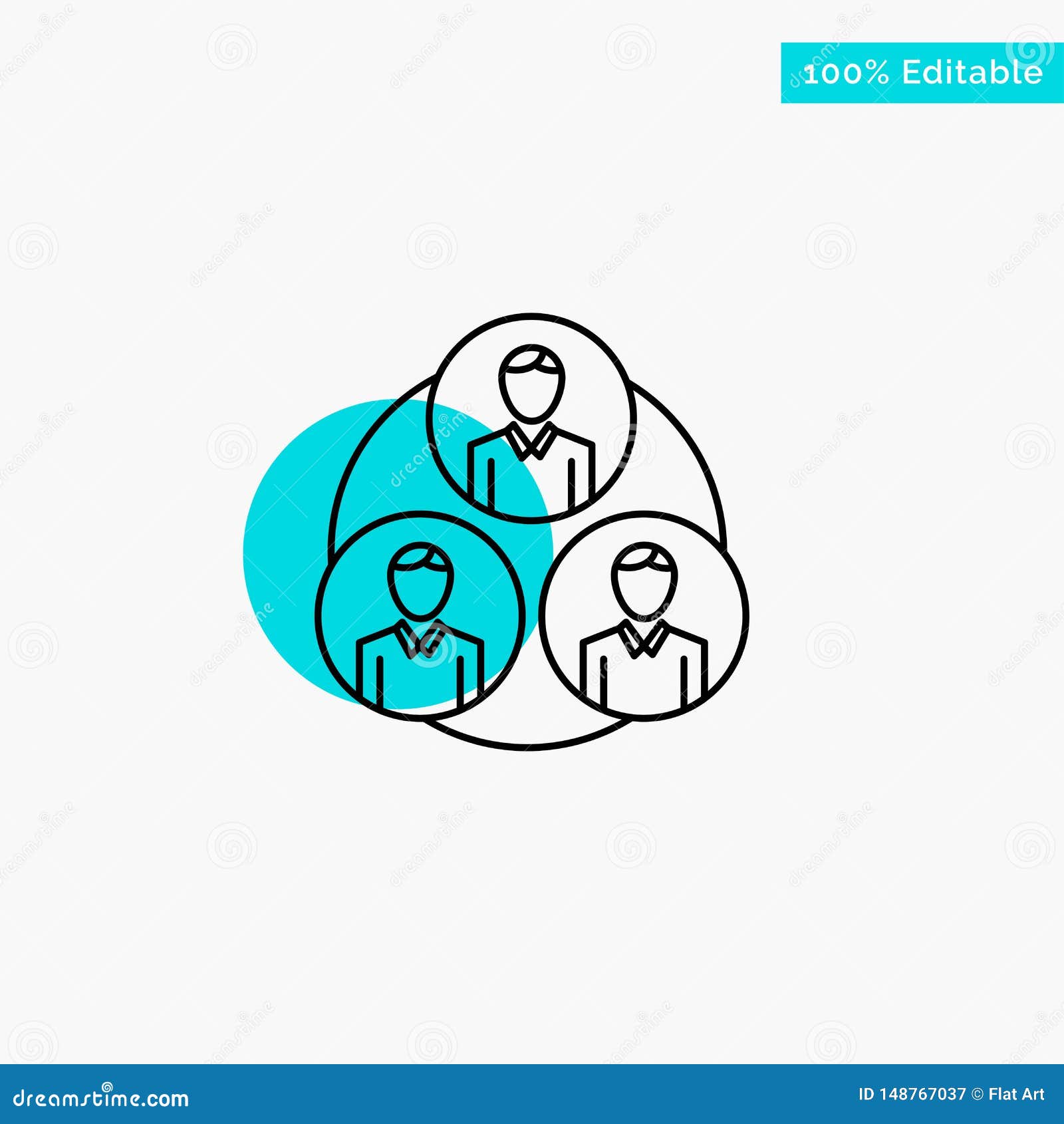 Clone Vector Icon Symbol. Creative Sign From Biotechnology Icons ...