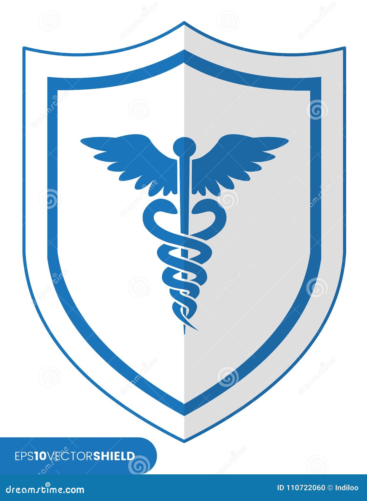 Caduceus Or Staff Of Asclepius Symbol Icon Black Color Vector ...