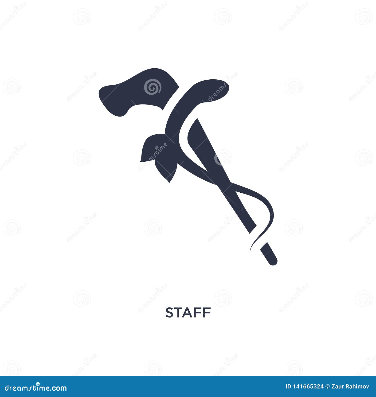 Staff Icon on White Background. Simple Element Illustration from ...