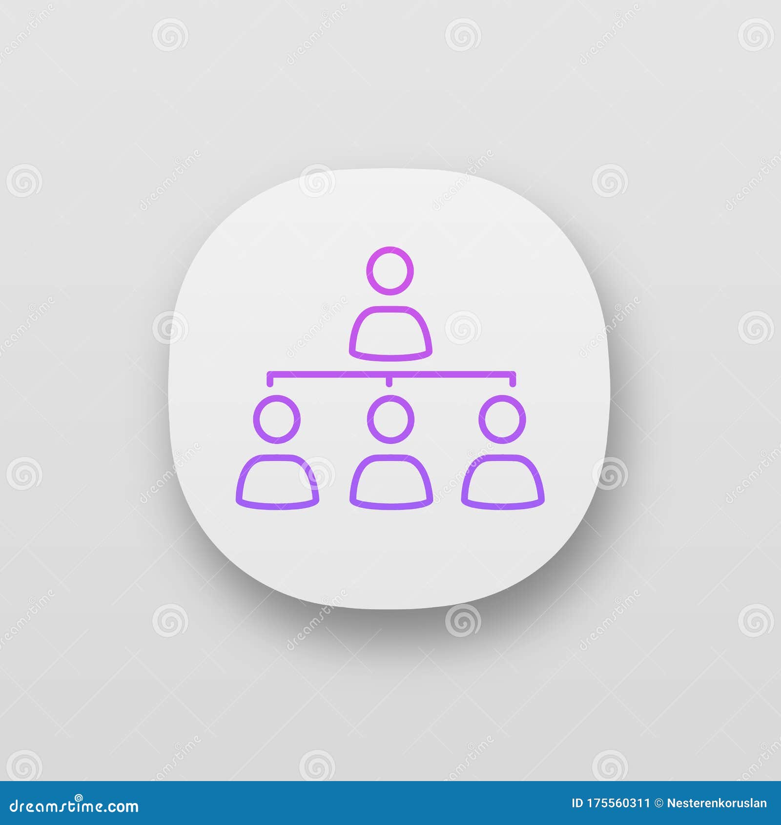 Staff management app icon stock vector. Illustration of application ...