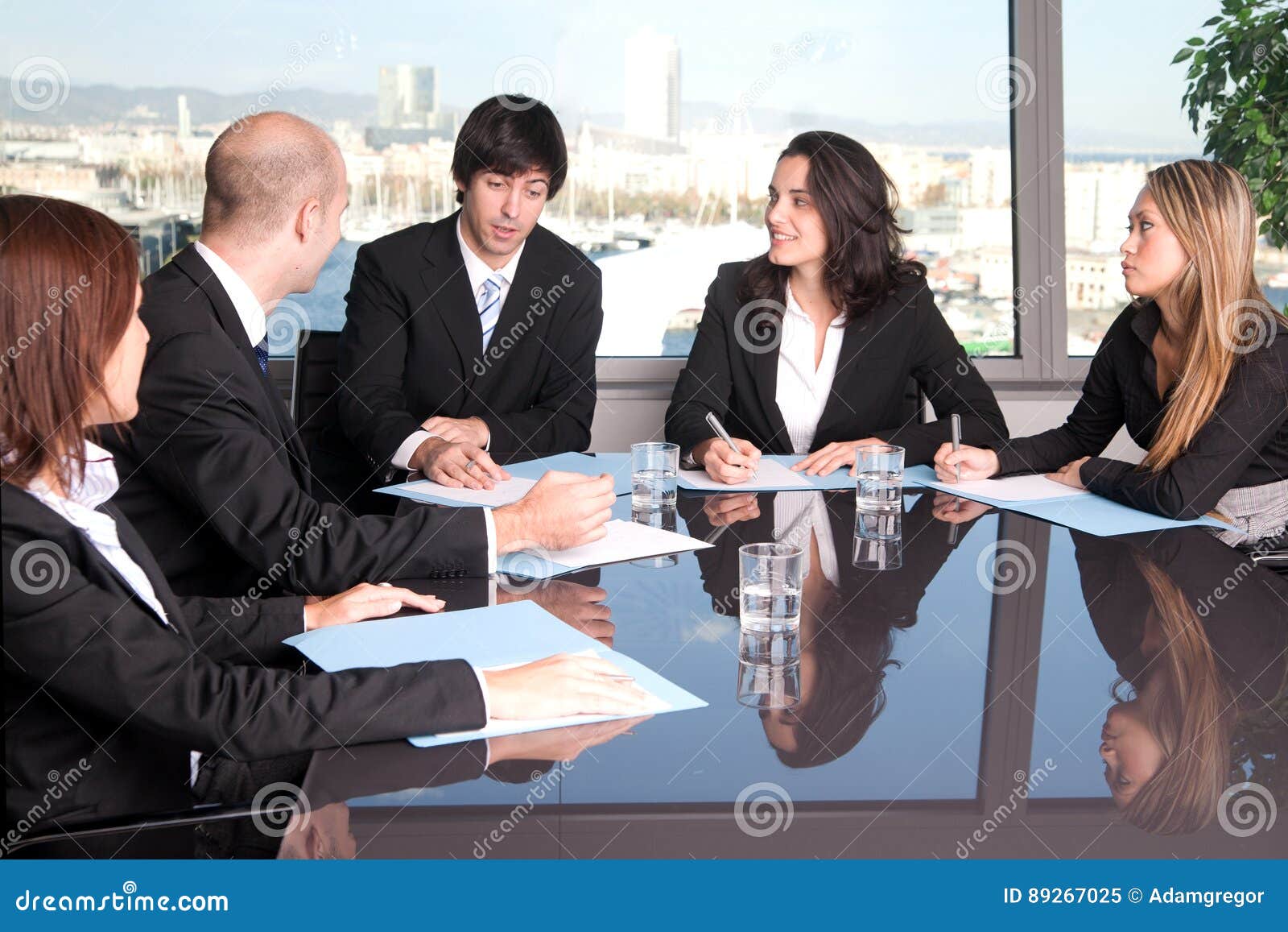 Staff meeting stock image. Image of employees, modern - 89267025