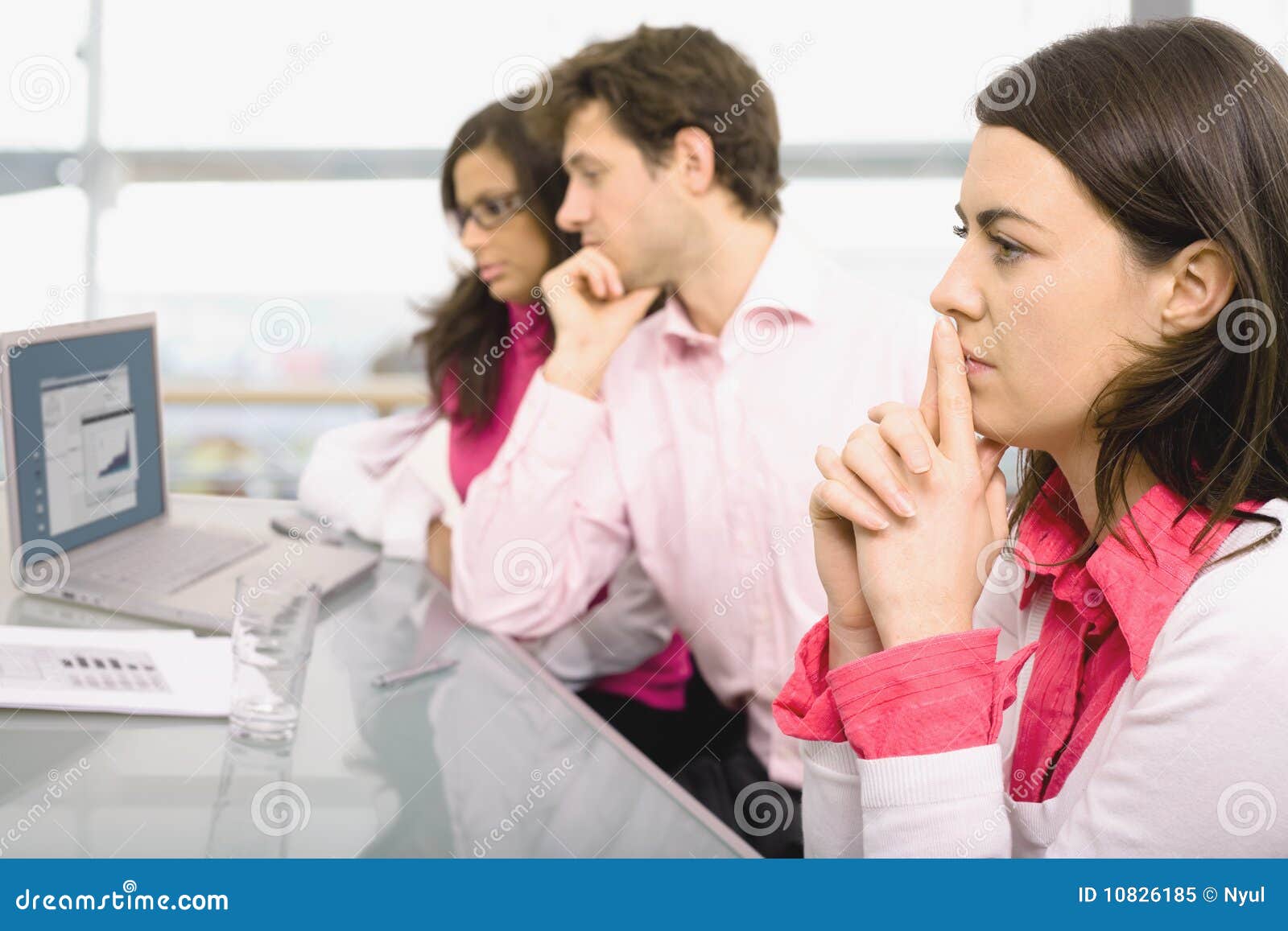 Staff meeting at office stock image. Image of collar - 10826185