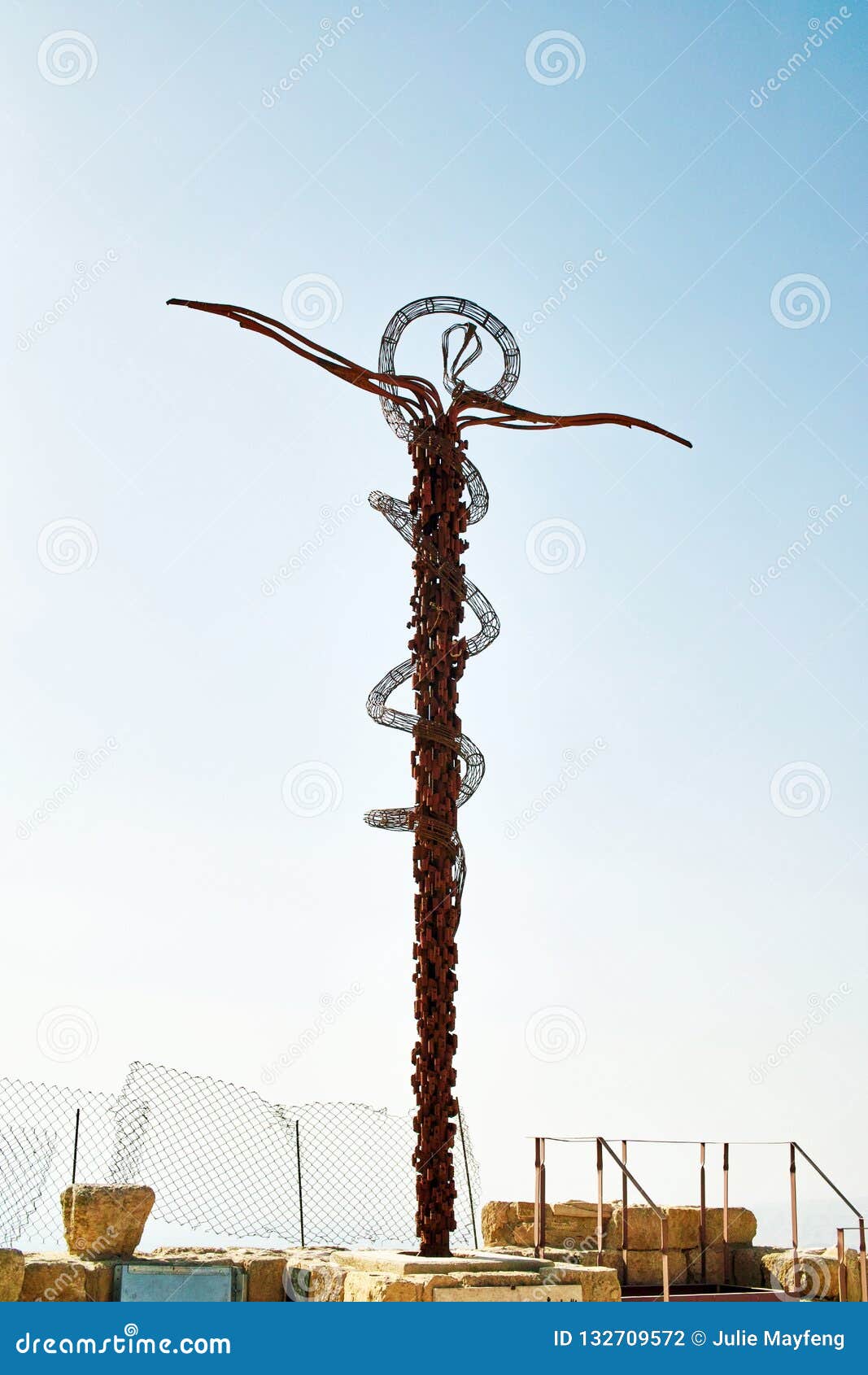 The Staff Of Moses Also Called The Brazen Serpent Sculpture By The