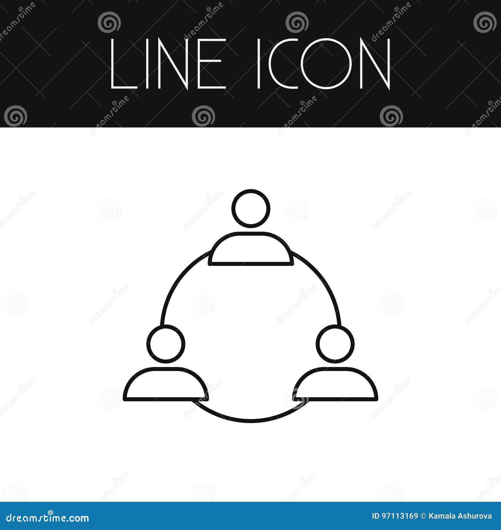 Staff Outline. Group Vector Element Stock Vector - Illustration of ...