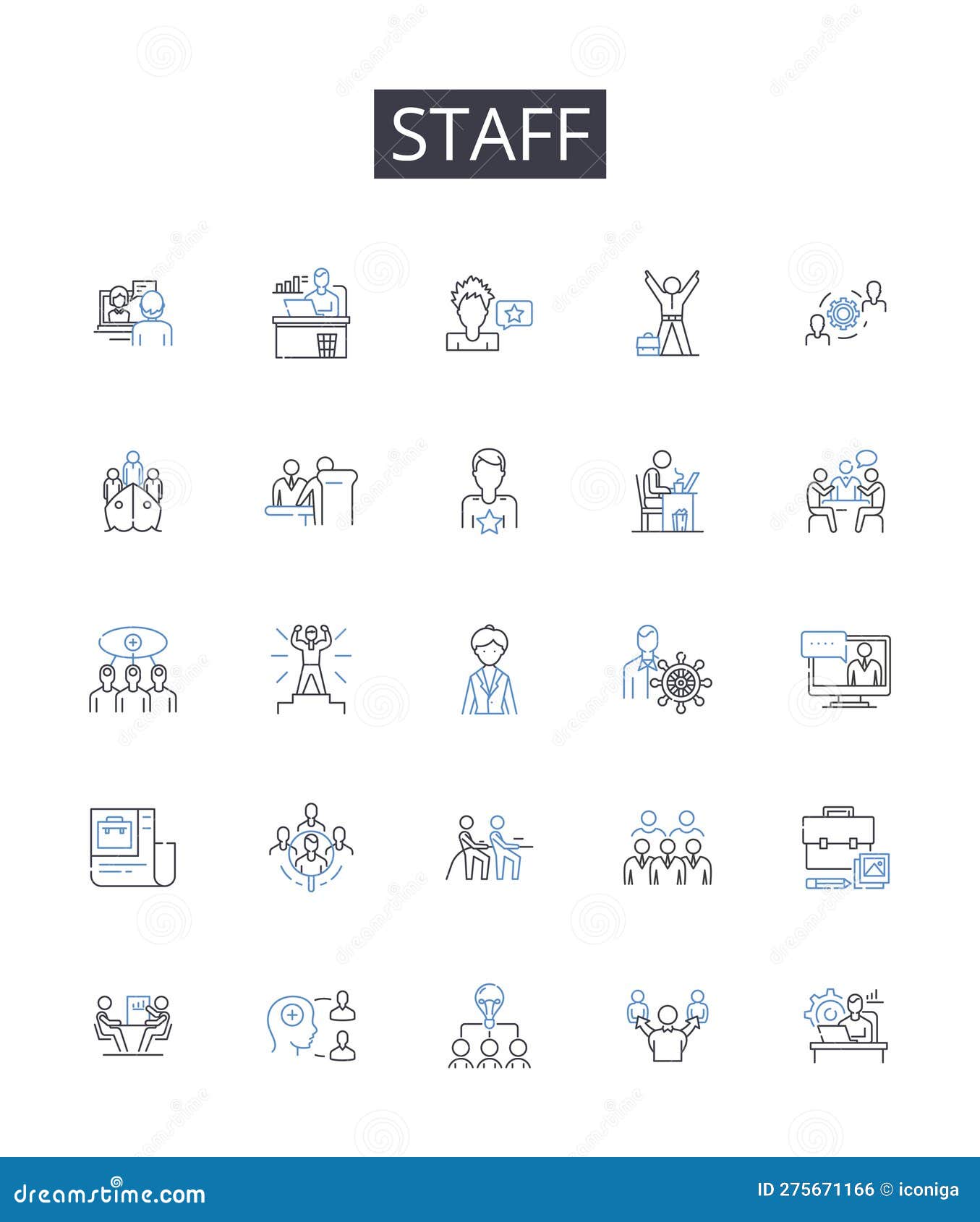 Workforce Comrades Line Icons Collection. Teamwork, Collaboration ... Workforce Comrades Line Icons Collection. Teamwork, Collaboration ...