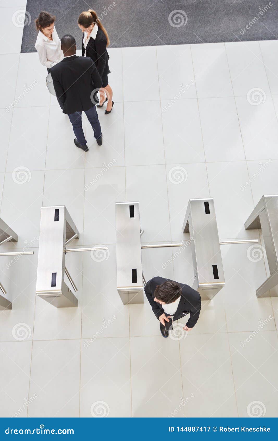 Staff passes the turnstile stock image. Image of shop - 144887417