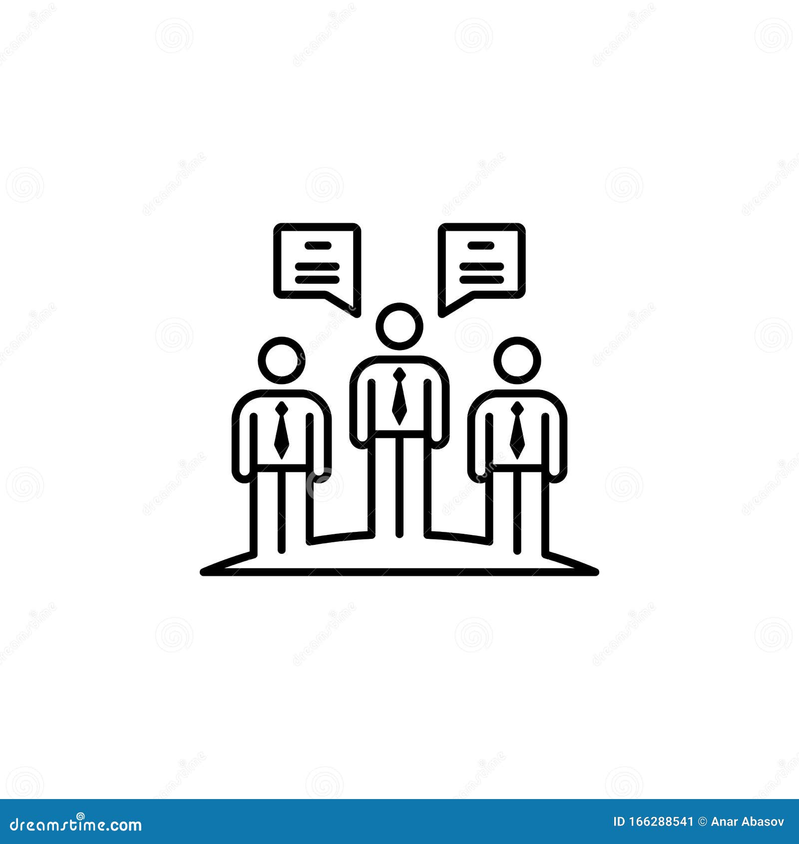 Staff, Team, Chat Icon. Element of Teamwork for Mobile Concept and Web ...