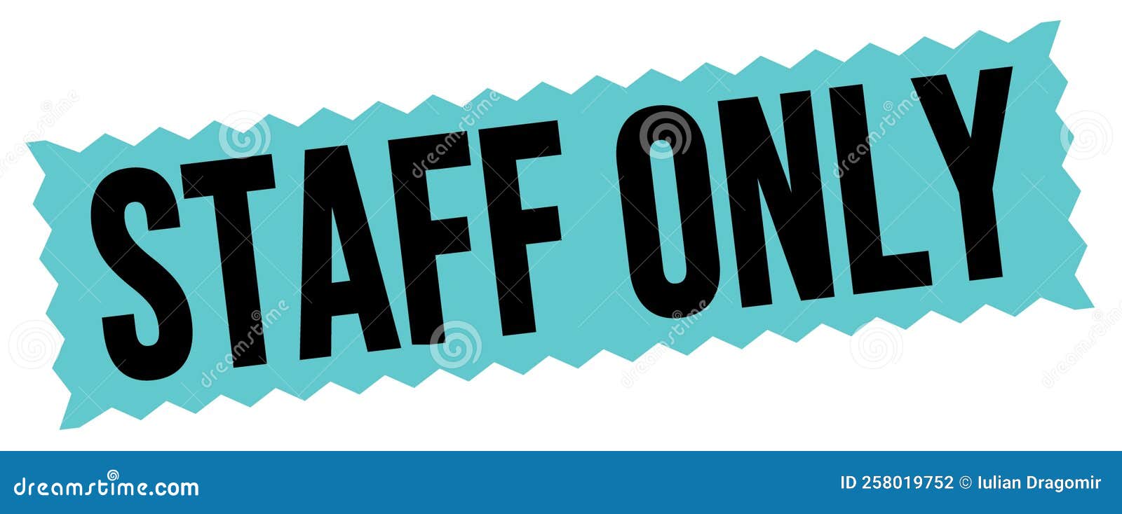 STAFF only Text Written on Blue-black Zig-zag Stamp Stock Illustration ... STAFF only Text Written on Blue-black Zig-zag Stamp Stock Illustration ...