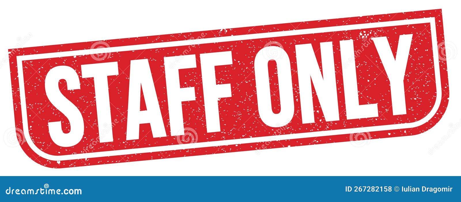 STAFF only Text Written on Red Stamp Sign Stock Photo - Image of banner ...