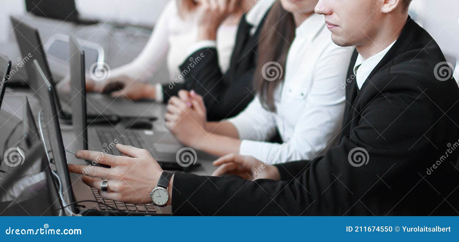 Staff Training in the Conference Room, Training and Development of ...