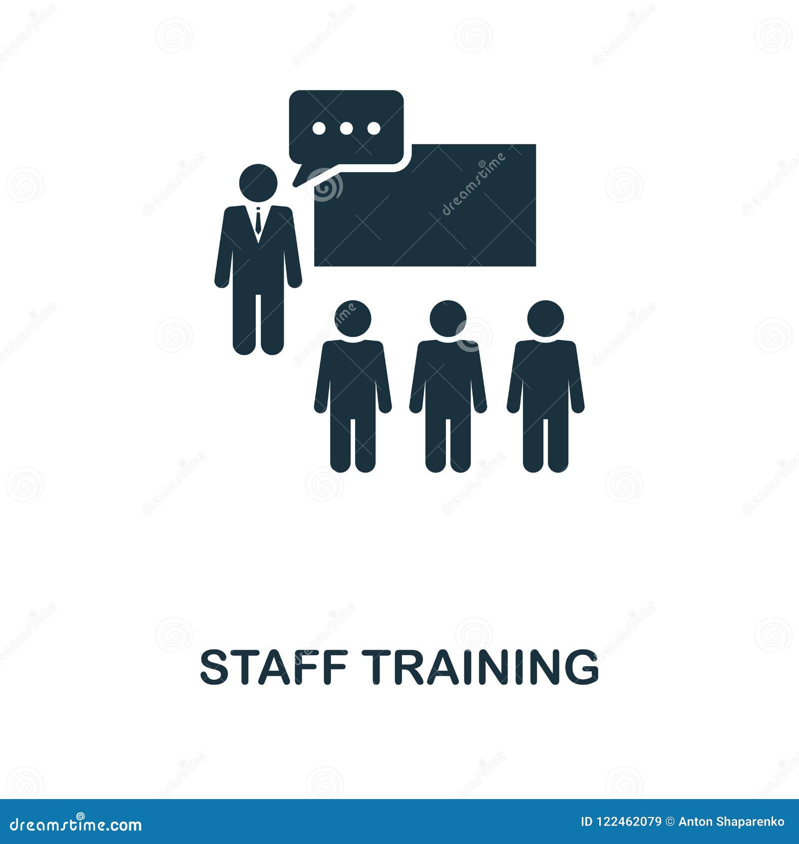 Staff Training Creative Icon. Simple Element Illustration. Staff ...