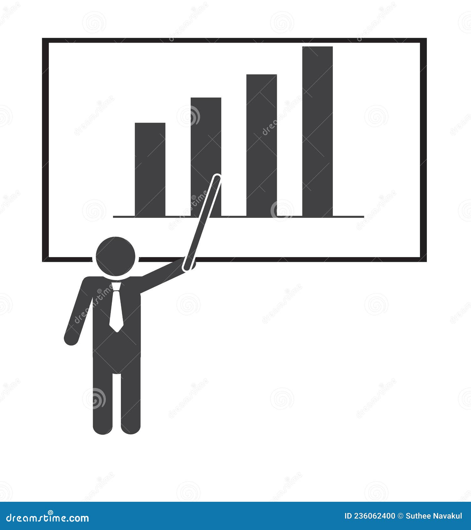 Staff Training Icon on White Background. Presentations Symbol. Seminar ...