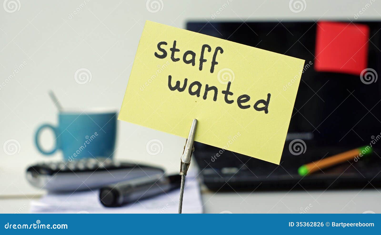 Staff wanted memo stock photo. Image of hiring, office - 35362826