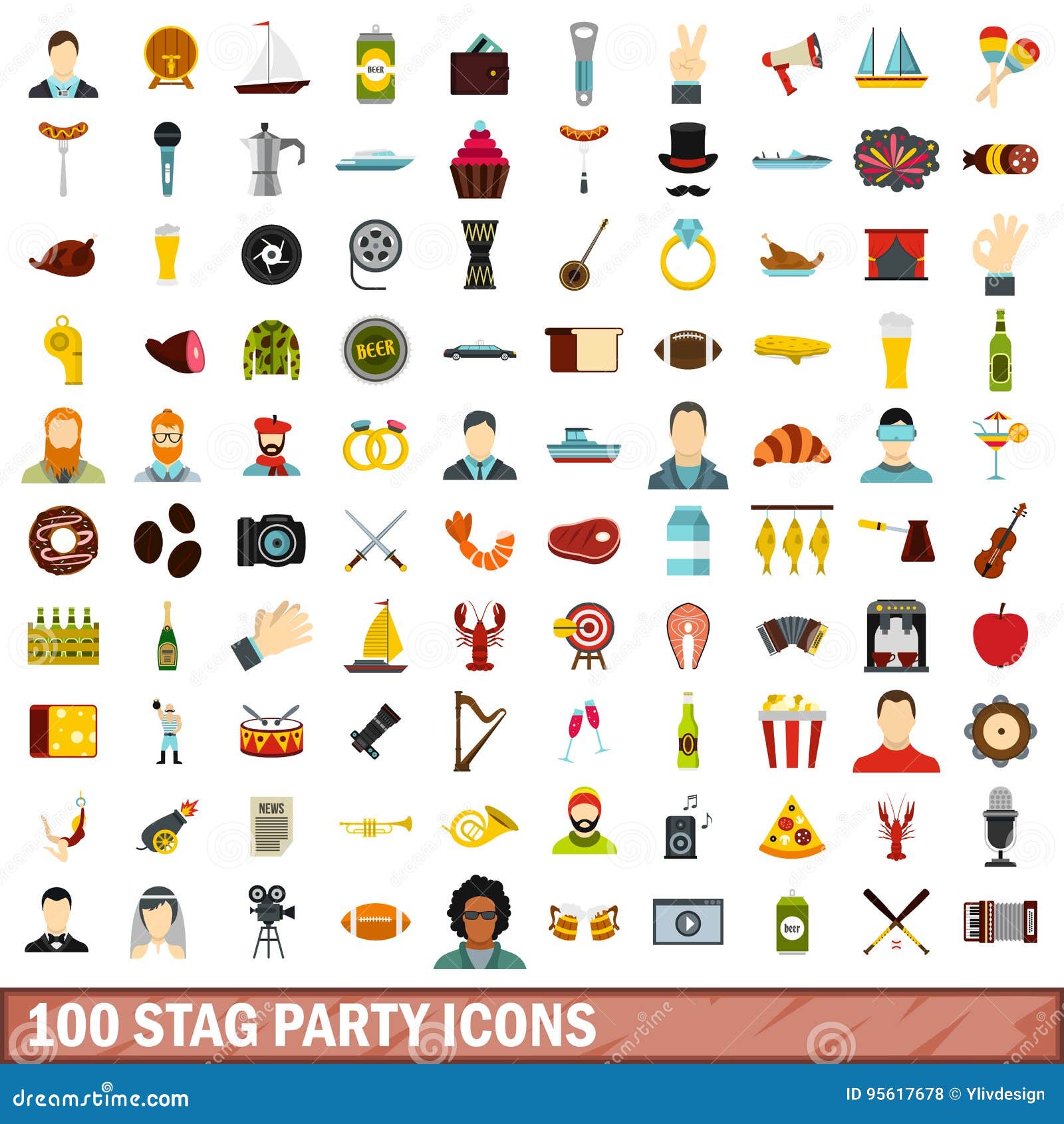 STAG PARTY Bicolor Rough Rectangular Watermarks With Corroded Textures ...