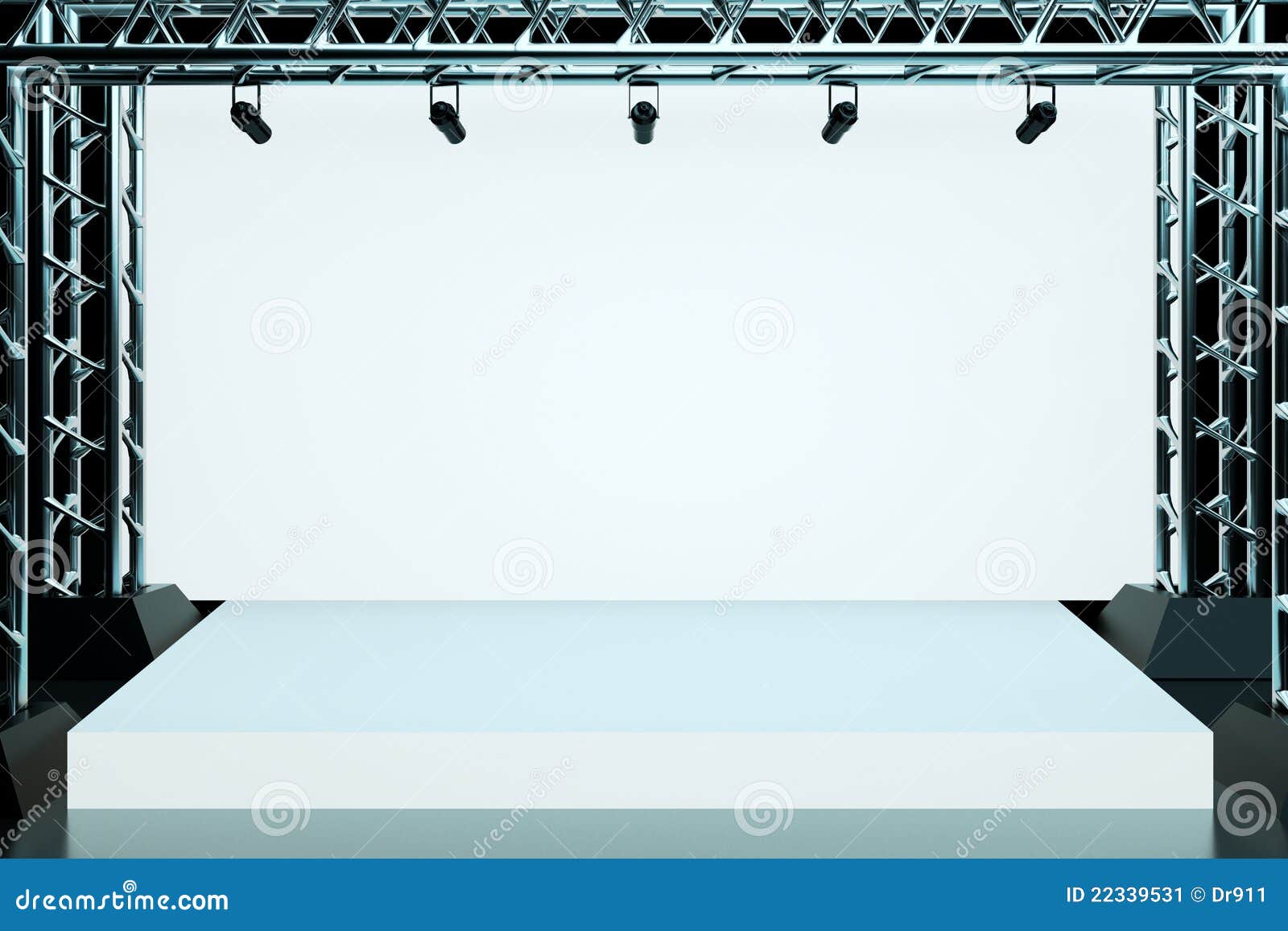 Stage stock illustration. Illustration of frame, industry - 22339531