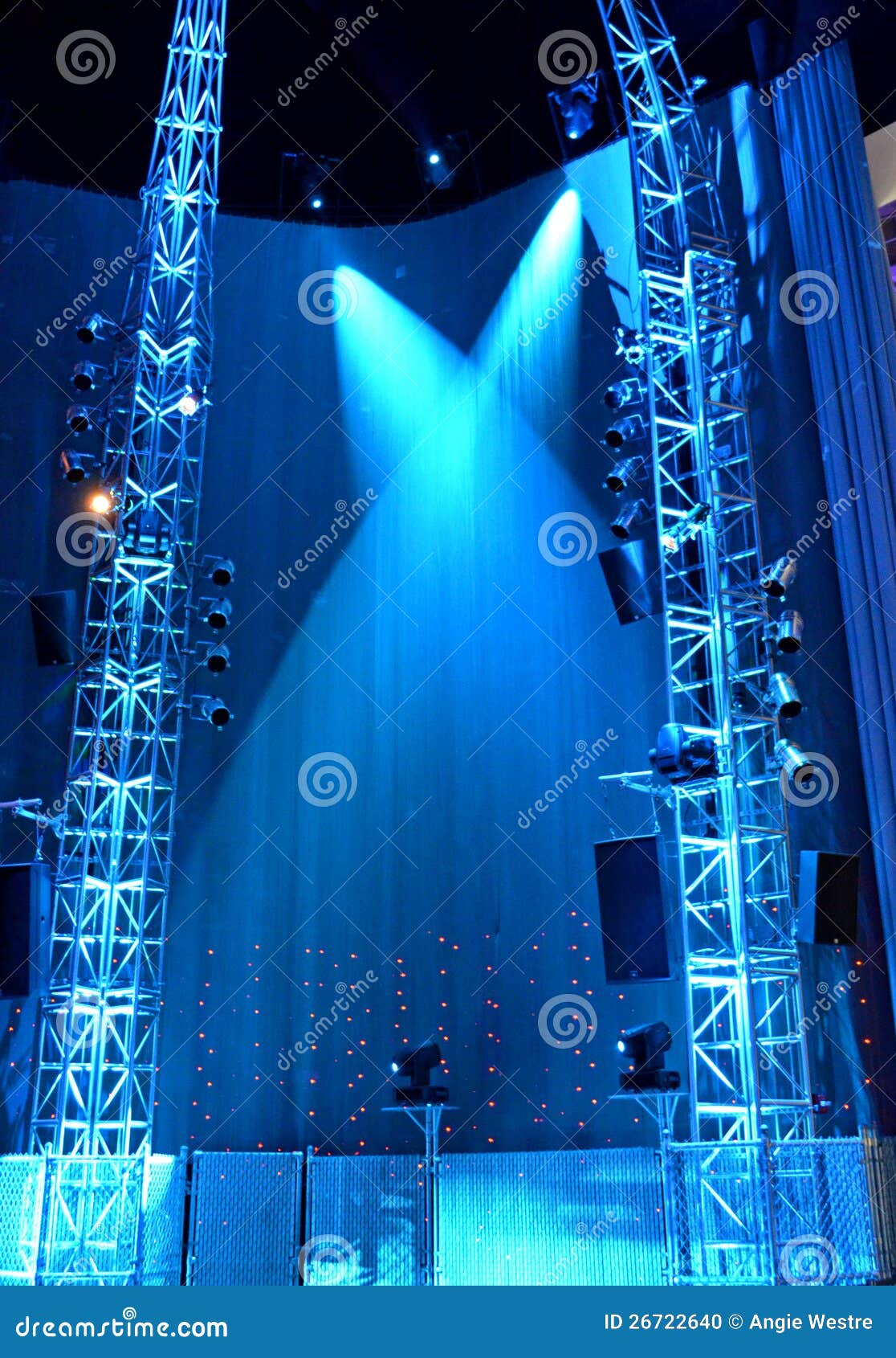 Stage stock photo. Image of rafter, colorful, pulsing - 26722640