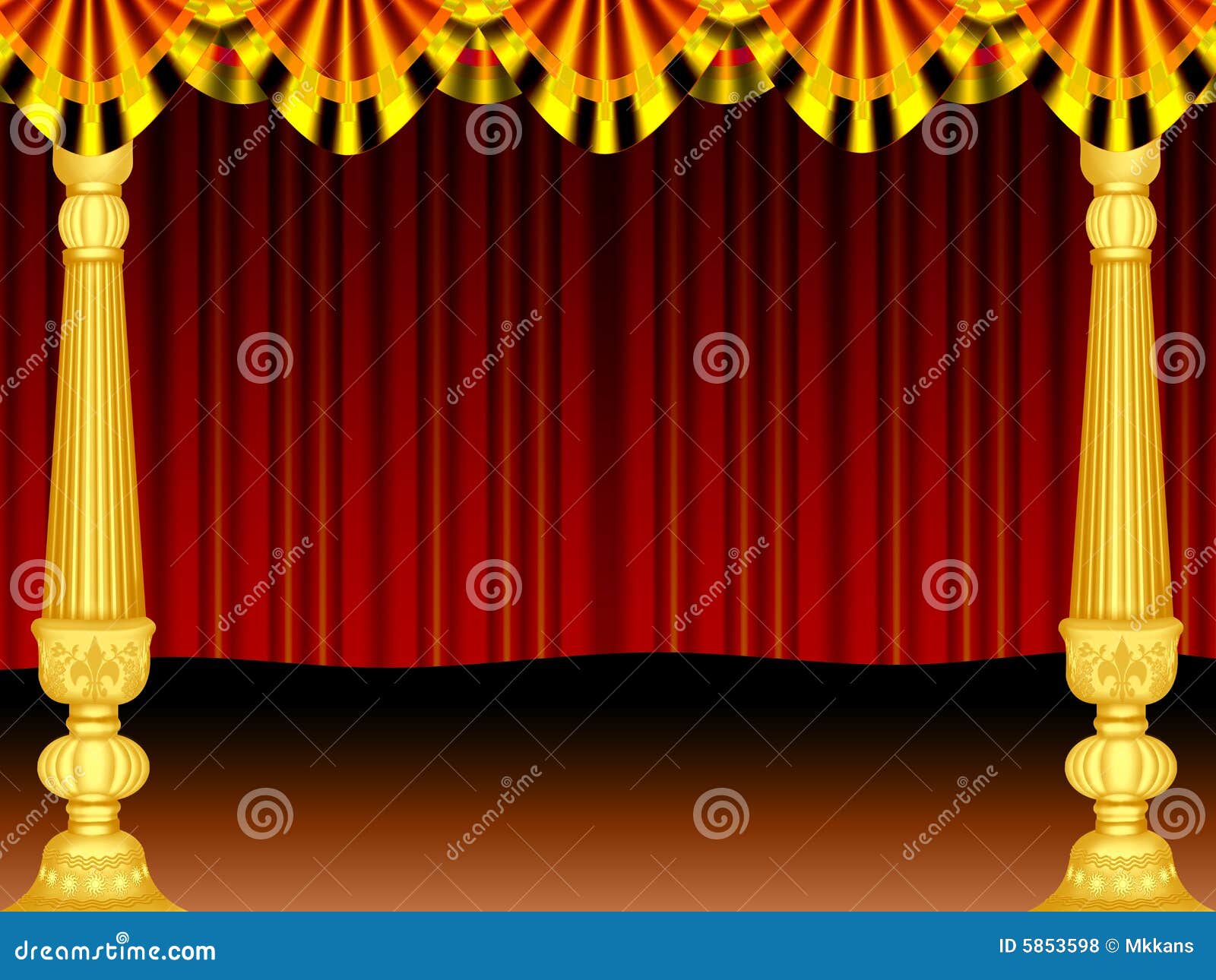 Stage stock illustration. Illustration of history, classic - 5853598