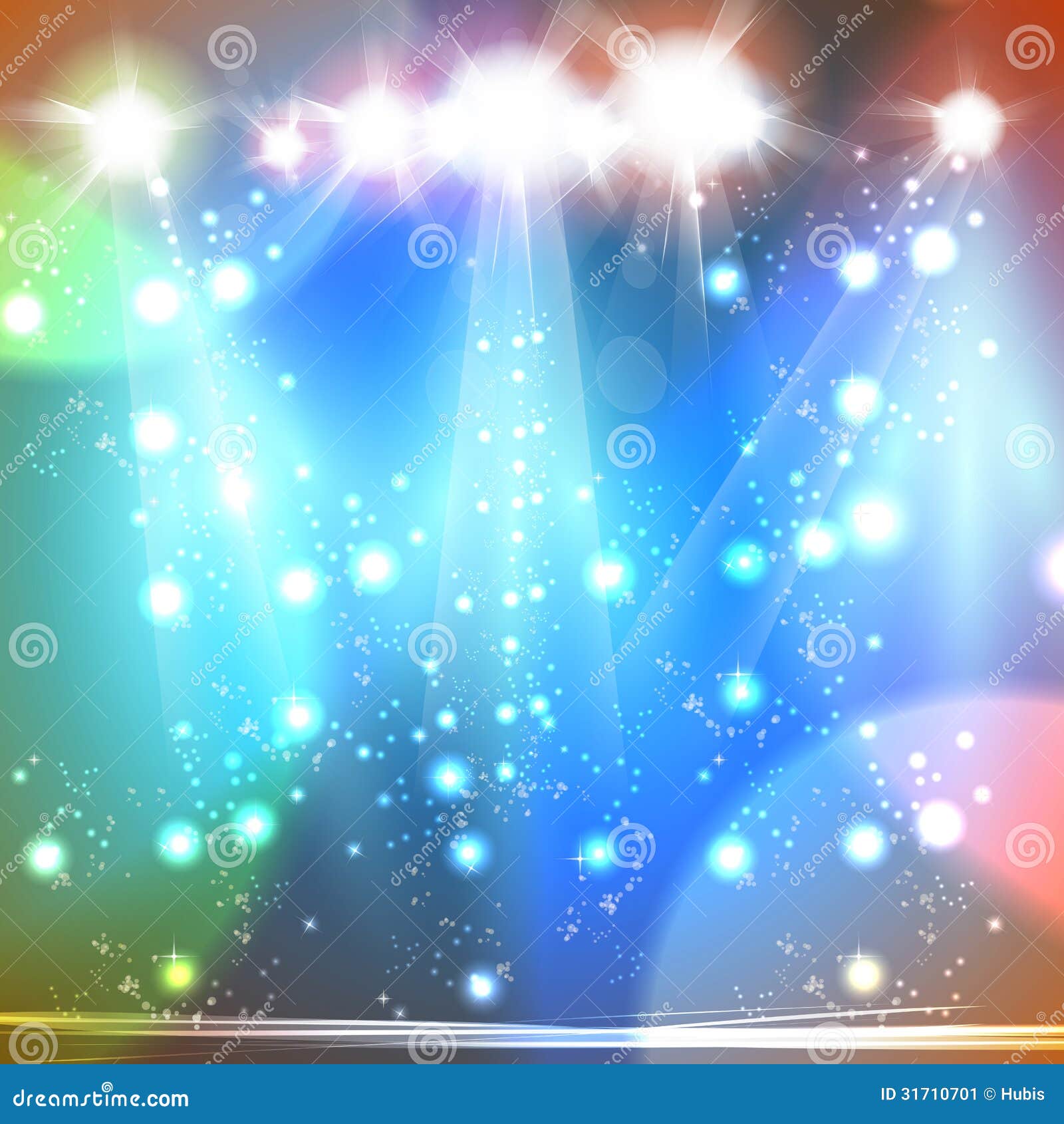 Stage, art illustration stock vector. Illustration of blue - 31710701