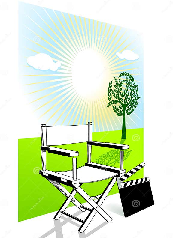 Stage direction cinema stock vector. Illustration of festival - 15422805