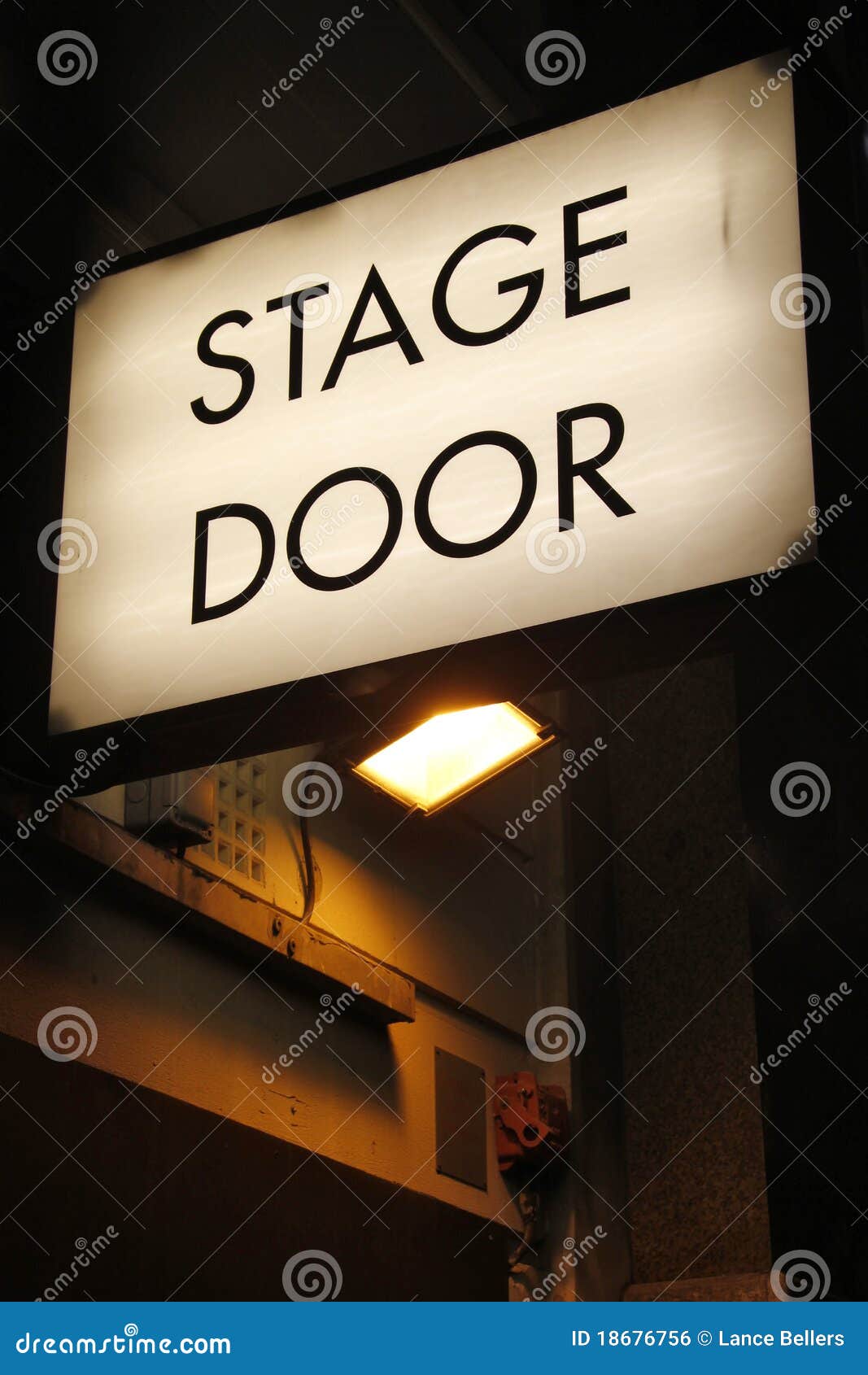 Stage door stock photo. Image of theater, entertainment - 18676756