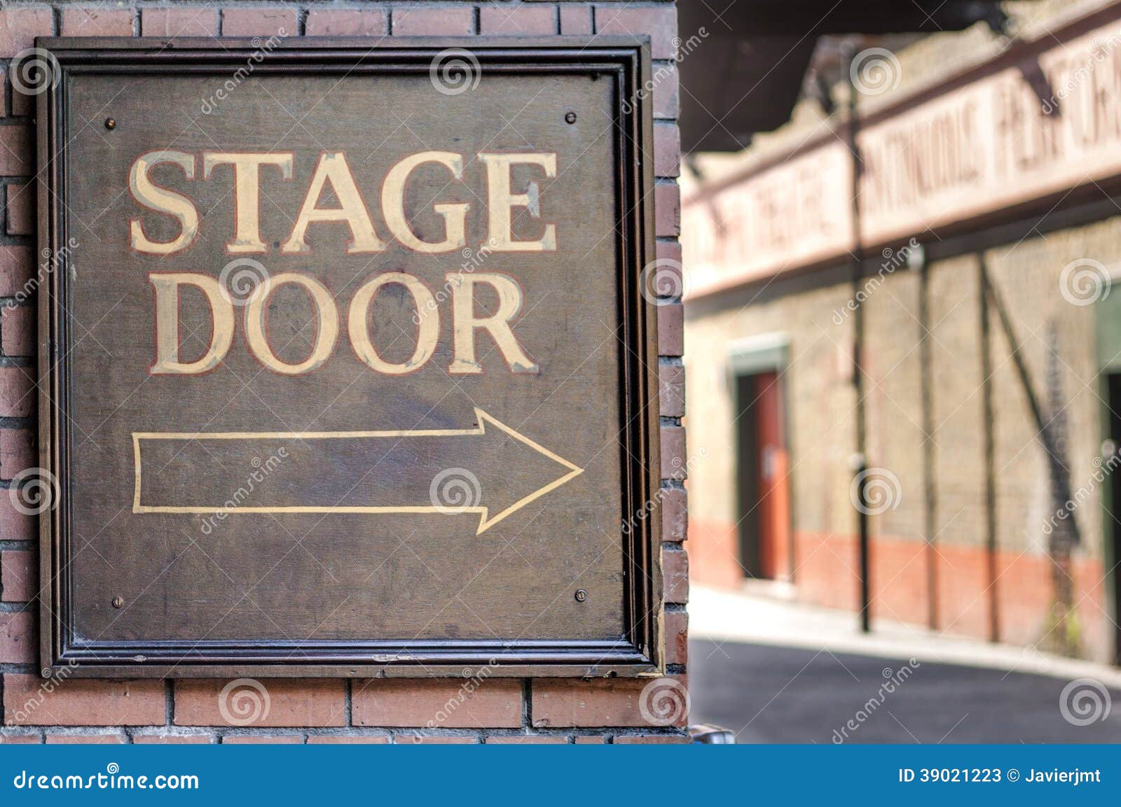 Stage door stock image. Image of path, arena, artist - 39021223