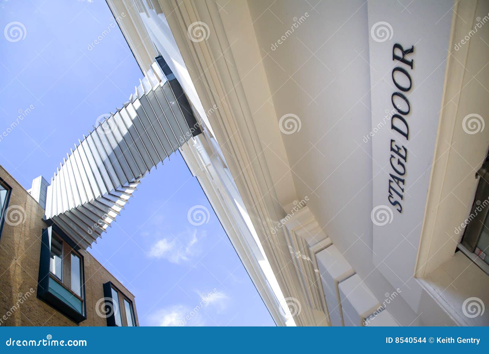 Stage door sign stock photo. Image of stage, entrance - 8540544
