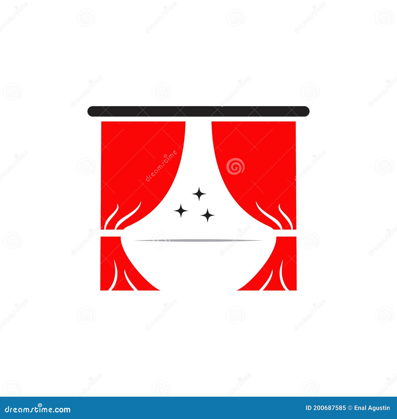 Stage Icon Logo Design Template Stock Vector - Illustration of ...