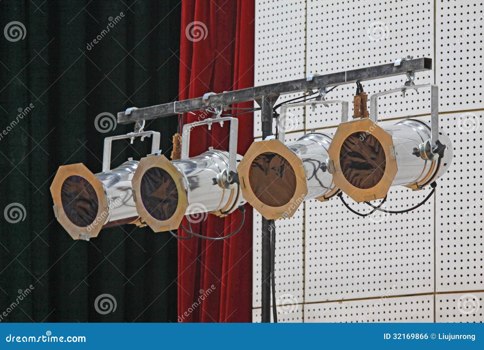 Stage lamp stock photo. Image of illustrations, blue - 32169866