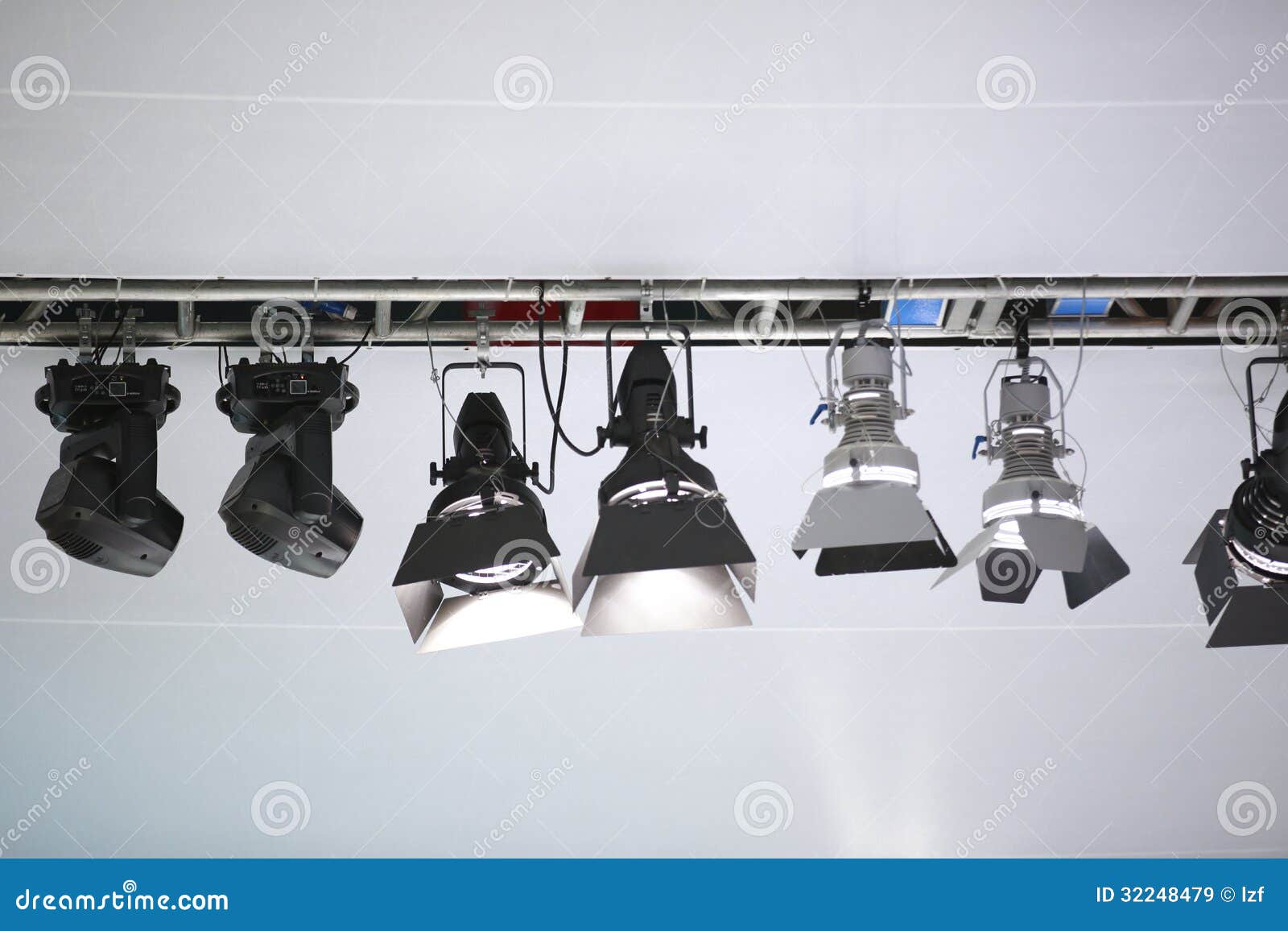 Spotlight stock image. Image of ceiling, hanging, spotlight - 32248479