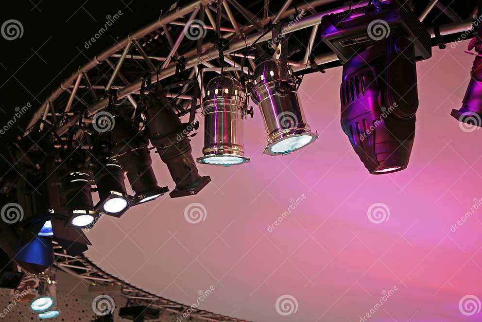 Stage light stock image. Image of perform, success, horizontal - 7421373