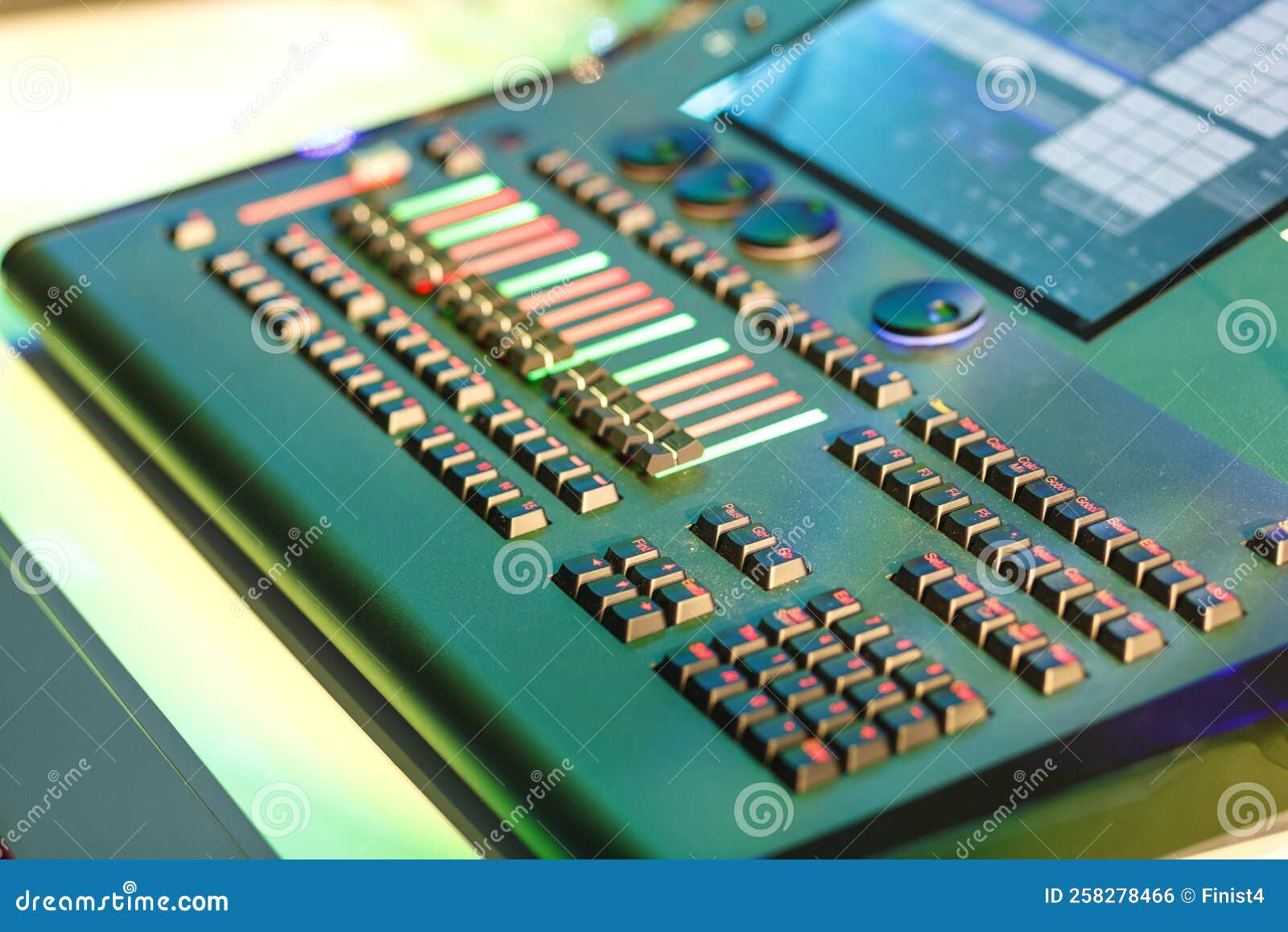 The Stage Light Control Panel is a Professional Sample with Keys Stock ...
