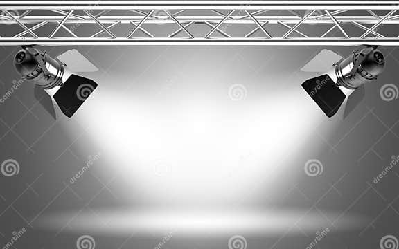 Stage light stock image. Image of electrical, highlighted - 83522109