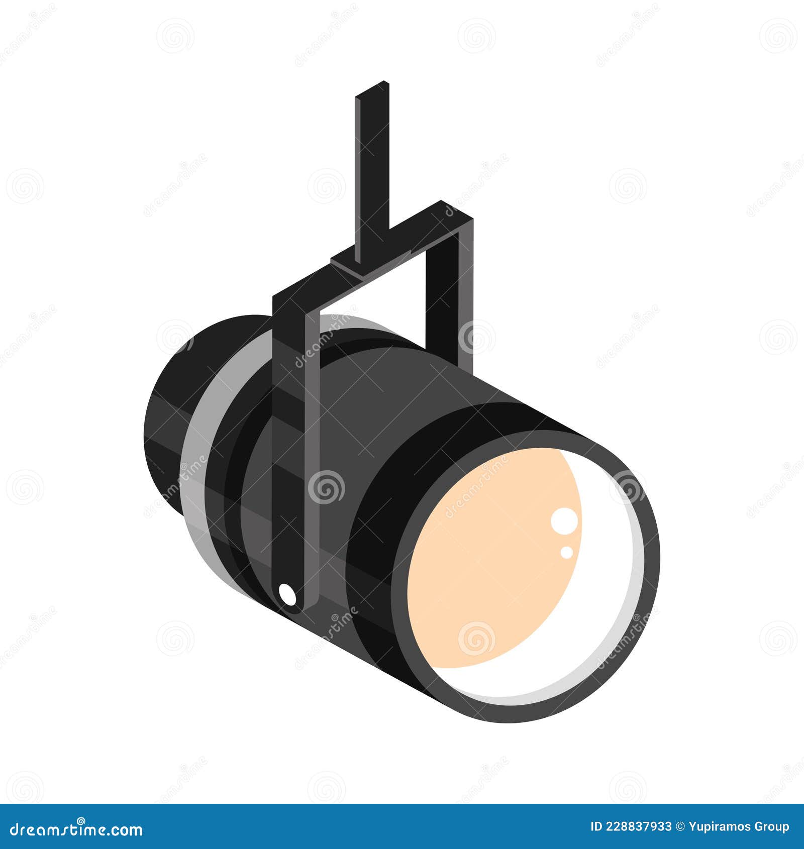 Stage light studio stock vector. Illustration of icon - 228837933