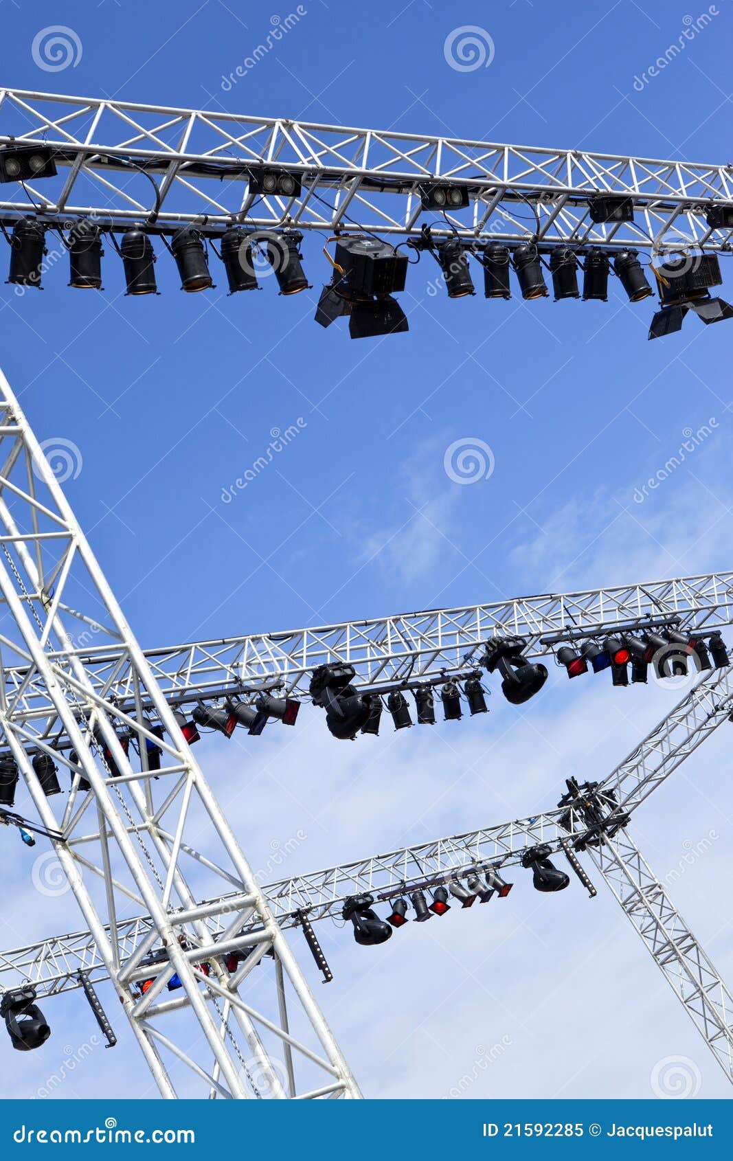 Stage lighting stock image. Image of object, equipment - 21592285