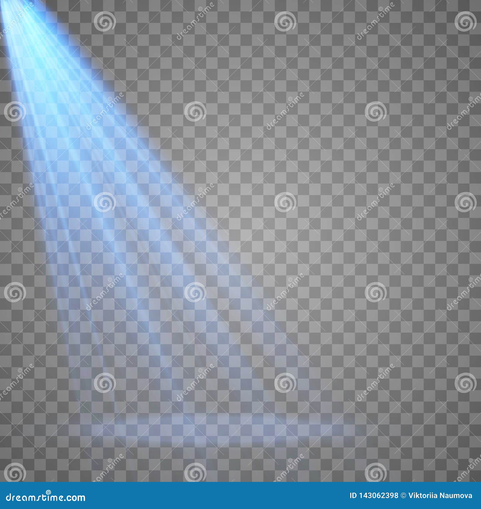 Stage Lighting, a Collection of Transparent Effects. Stock Illustration ...