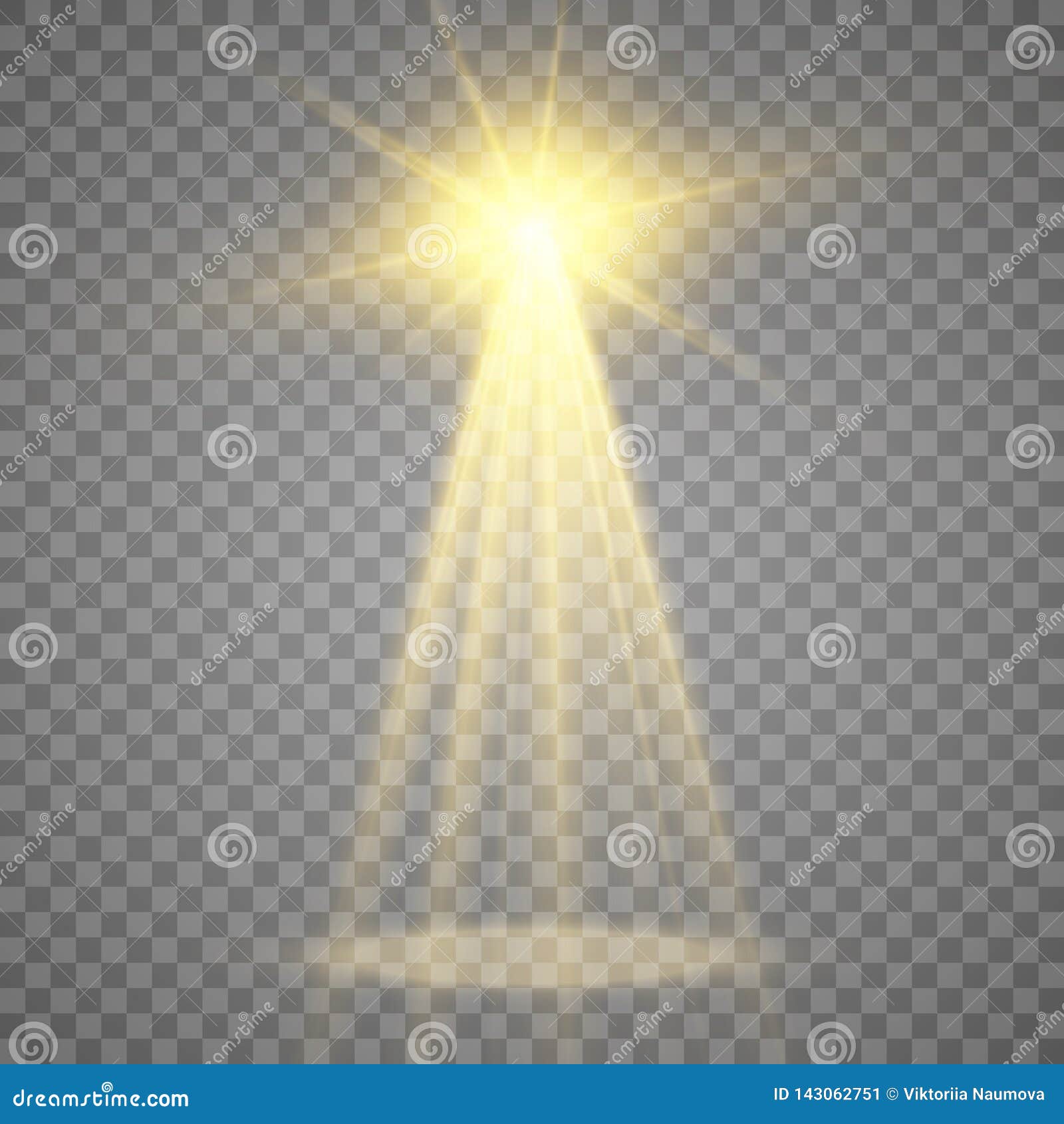 Stage Lighting, a Collection of Transparent Effects. Stock Illustration ...