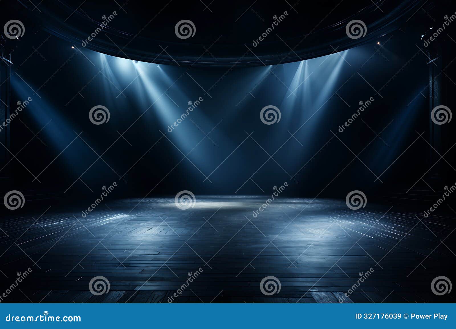 Stage Lighting Effect Abstract Scene of Stage Lighting with Spotlights ...