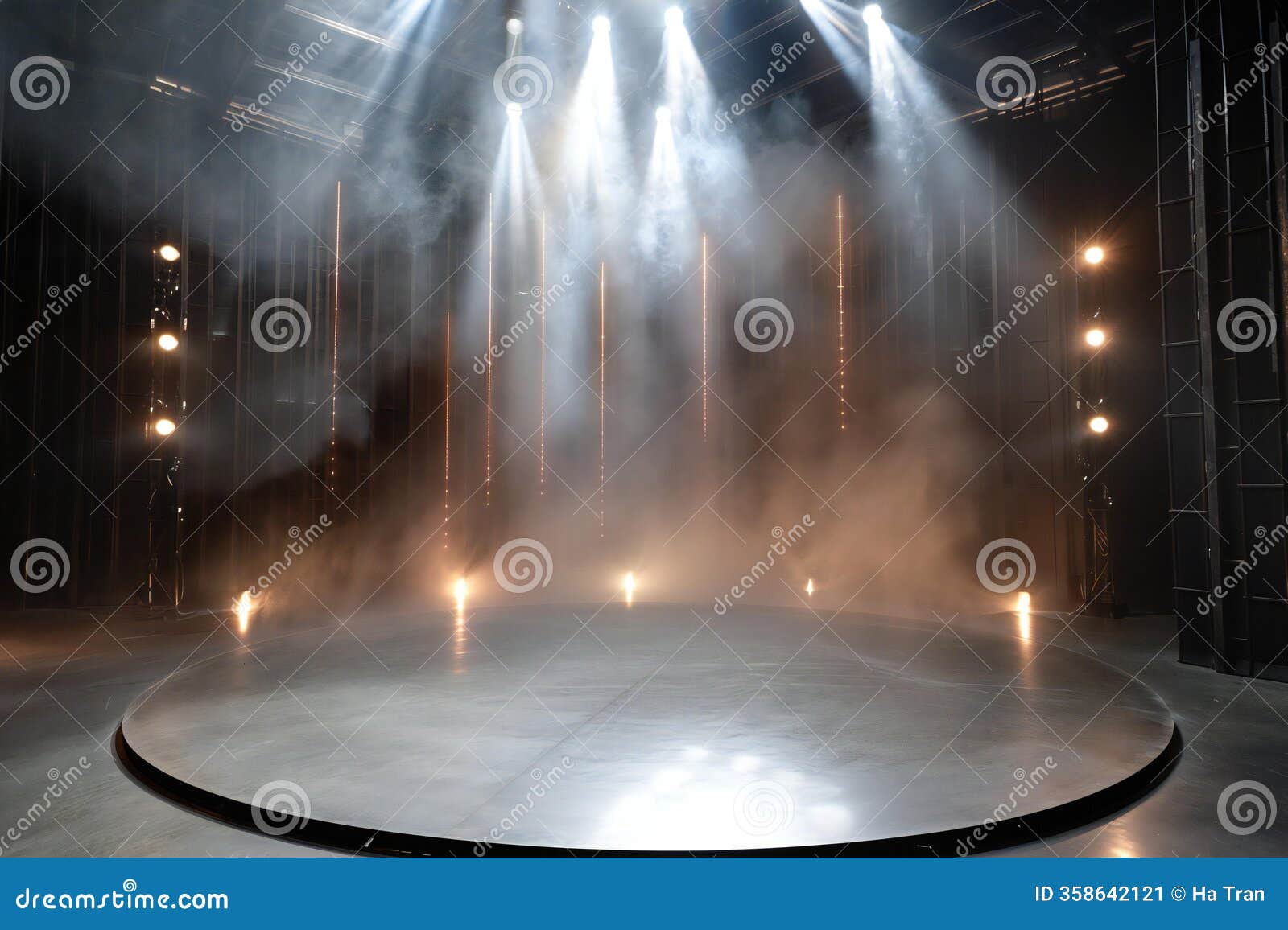 Stage Lighting Effect in the Dark, Stage Lighting Effect in the Dark Stock Illustration ...