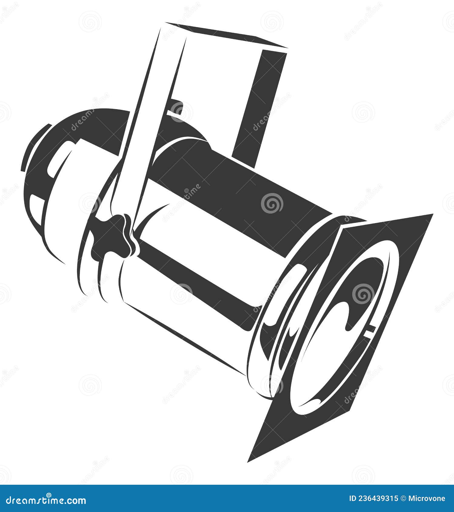 Old Projector Icon Vector. Trendy Flat Old Projector Icon From Cinema ...