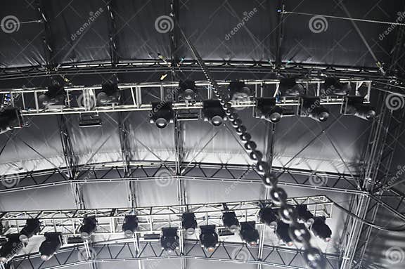 Stage Lighting Rigging stock image. Image of rigging - 21863545