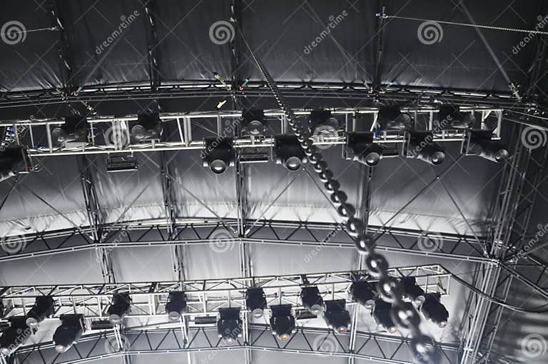 Stage Lighting Rigging stock image. Image of rigging - 21863545