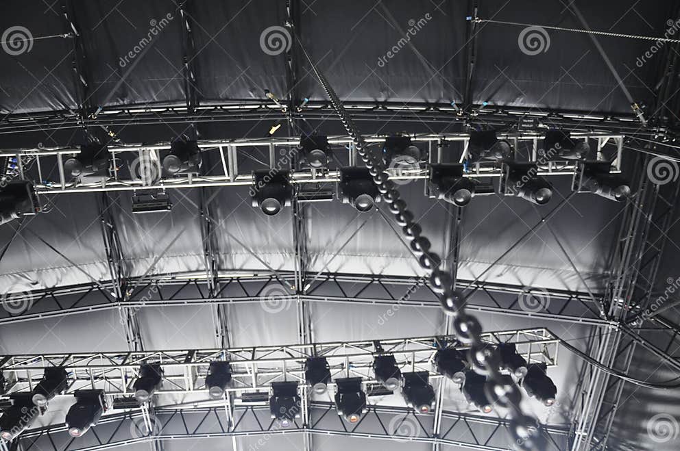 Stage Lighting Rigging stock image. Image of rigging - 21863545
