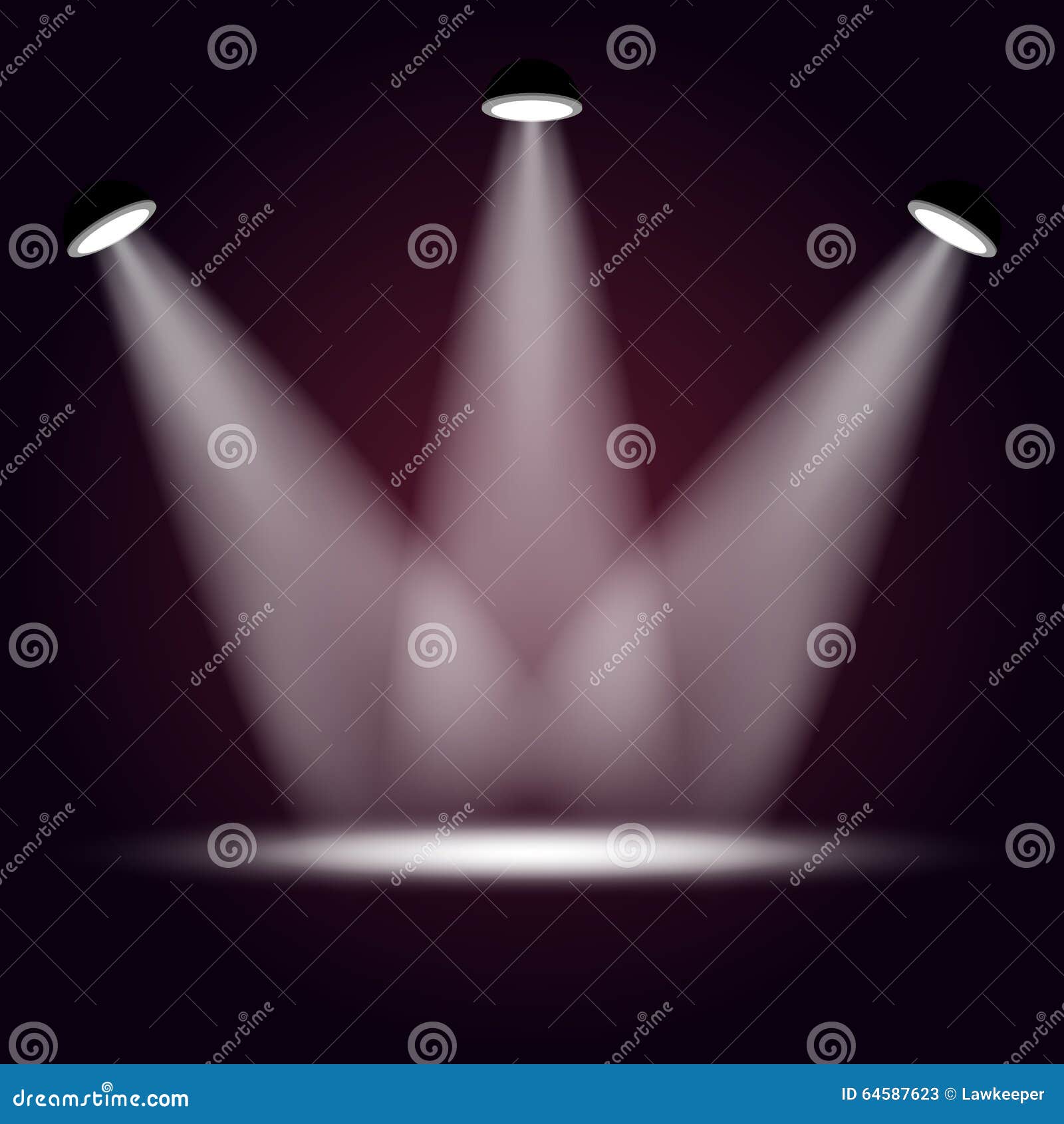 Stage lighting stock vector. Illustration of abstract - 64587623