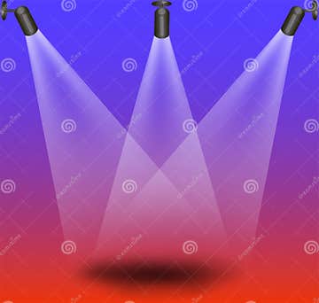 Stage lights stock vector. Illustration of design, modern - 13280293