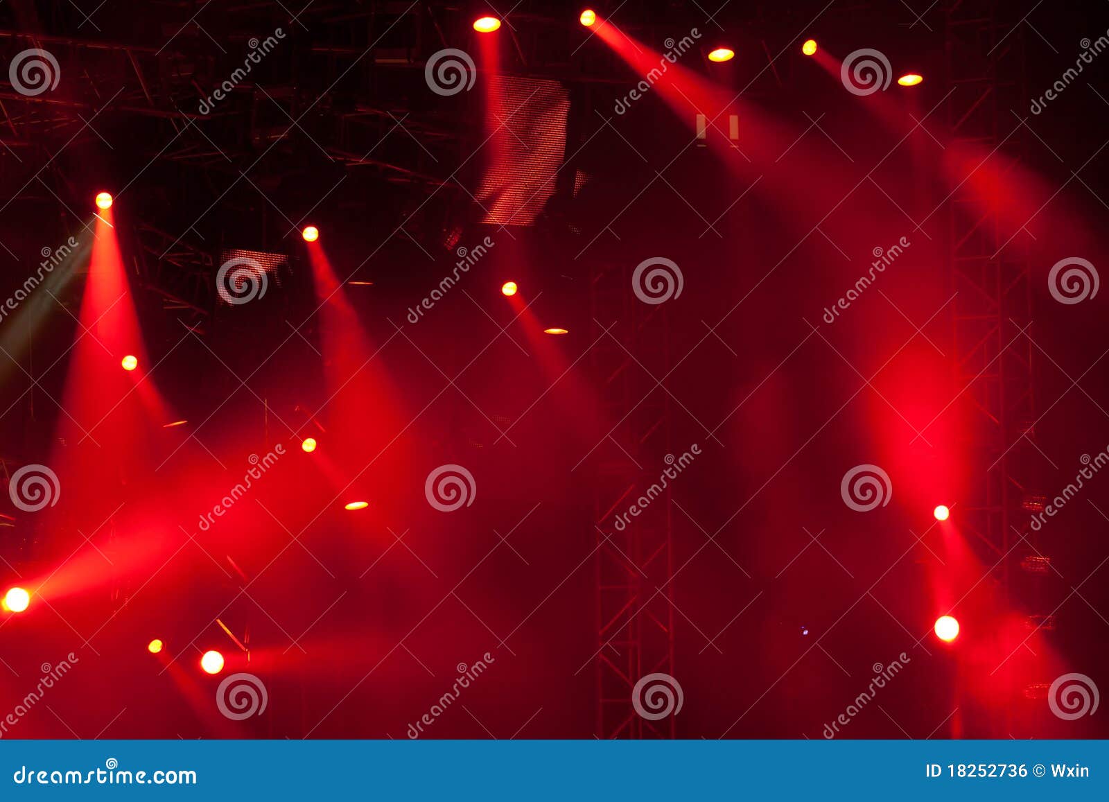 Stage lights stock photo. Image of spotlight, performance - 18252736