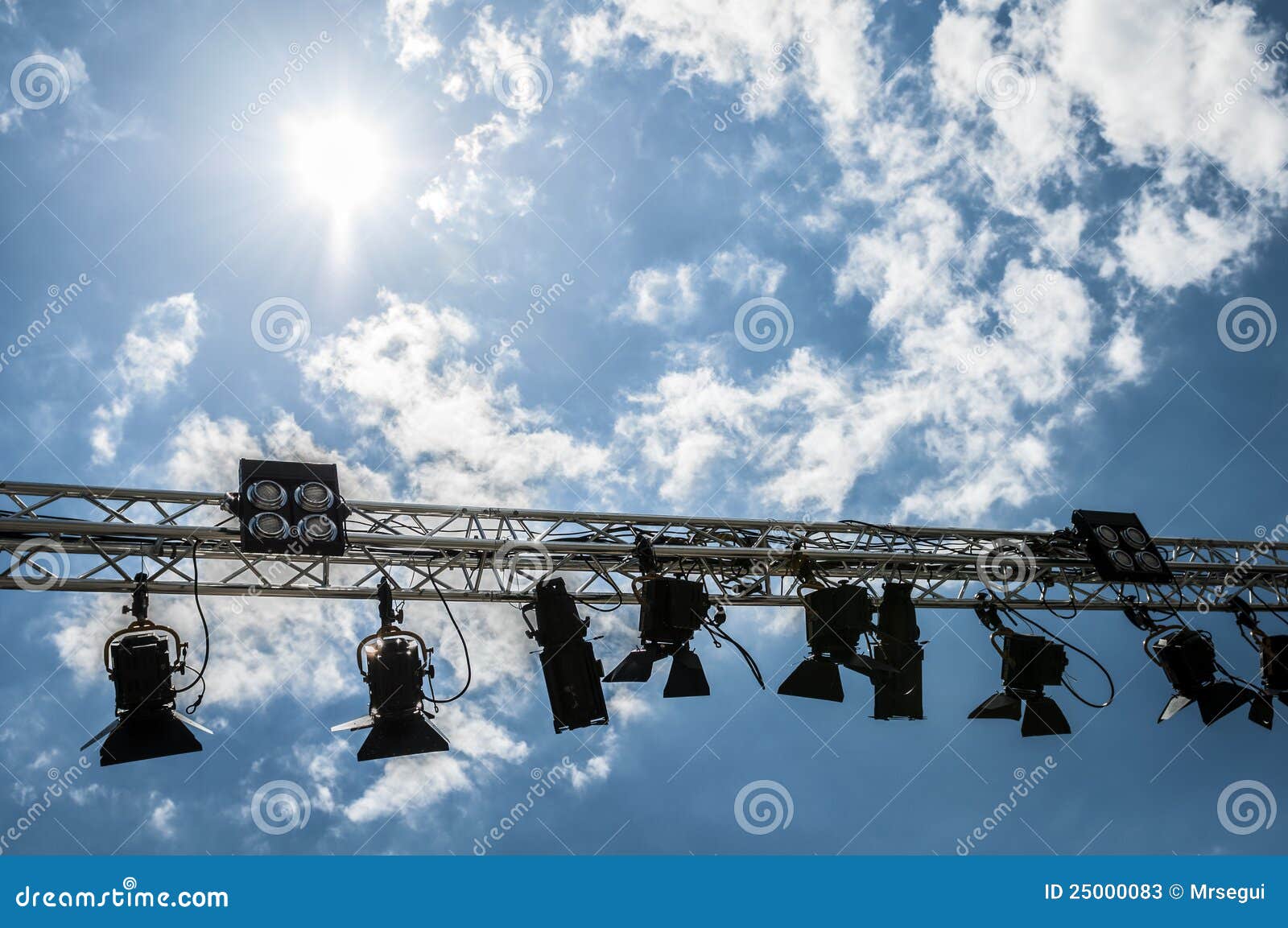 Stage Lights stock image. Image of entertainment, festive - 25000083