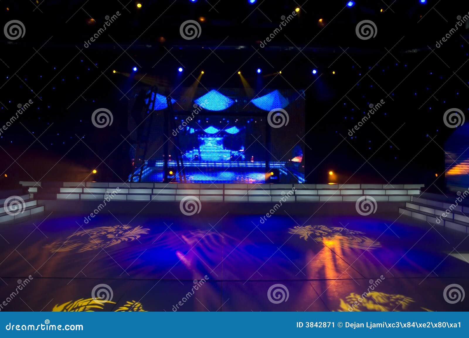 Stage lights stock image. Image of live, lamp, pretty - 3842871