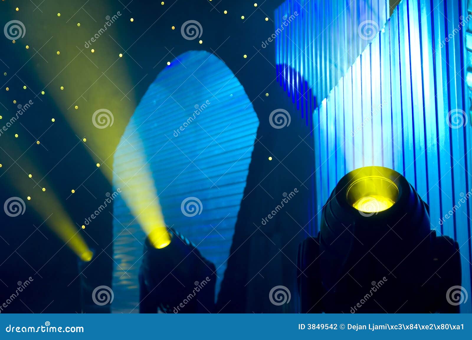 Stage lights stock photo. Image of perform, entertainment - 3849542