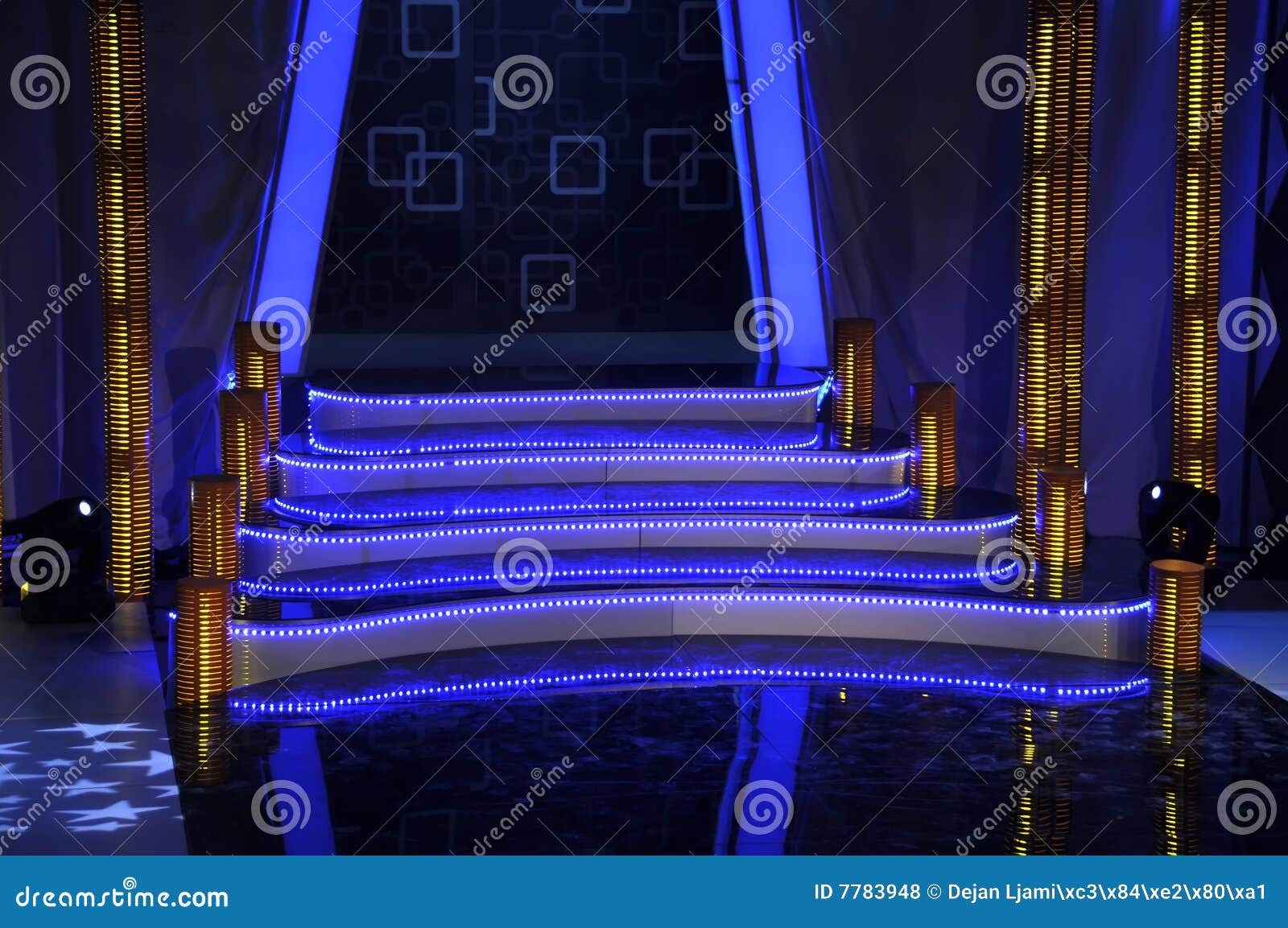 Stage lights stock photo. Image of decoration, decorate - 7783948