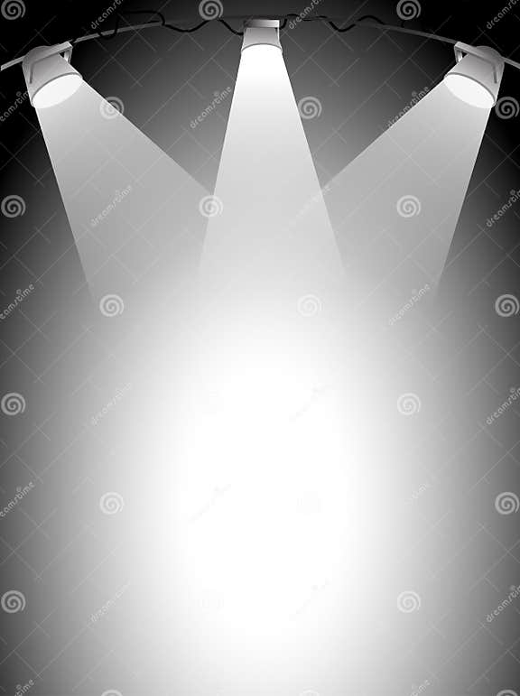 Stage lights stock vector. Illustration of electrical - 8071021